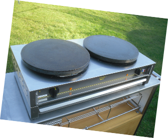 Crepe Maker Professional Twin Plates